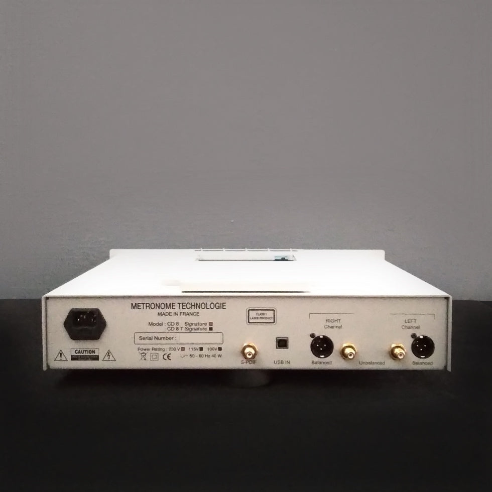 Metronome CD8 Signature CD Player-DAC – Tweak Technologies